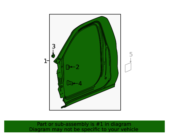 2019-2023 GM GM 84697066 Body Passenger Side Outer Panel | GM Outlet