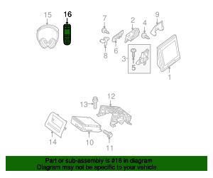 2009-2019 Mercedes-Benz Remote Control 212-820-00-97 | MB Online Parts