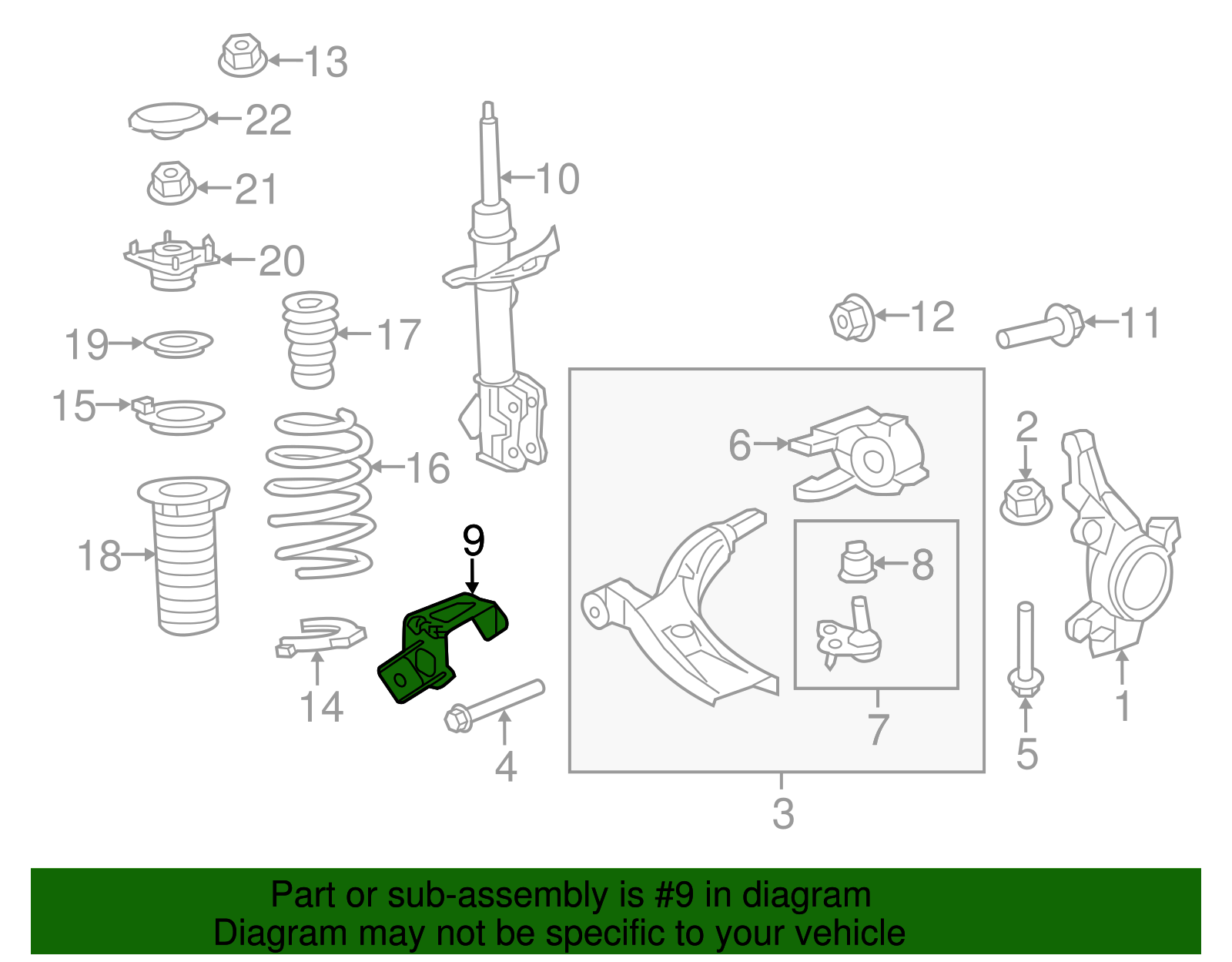 51397-T0A-A00 - Stop Bracket 2012-2014 Honda CR-V | Honda Parts Online