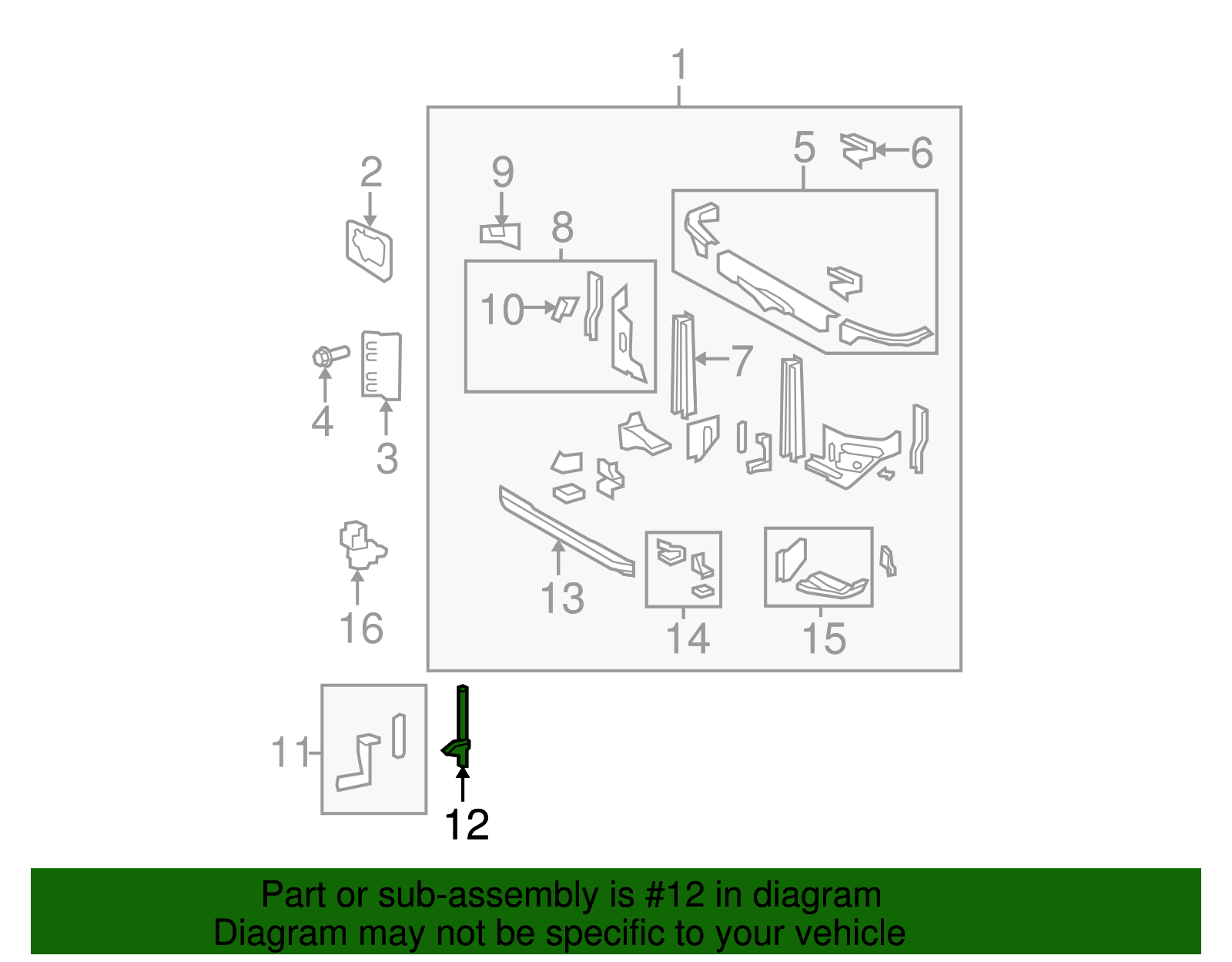 2007-2013 Toyota Tundra Hood Latch Support 53209-0C060 | OEM Parts Online