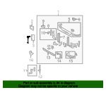 2002-2024 Toyota Fender Liner Clip 90467-07201 | Toyota OEM Parts Online