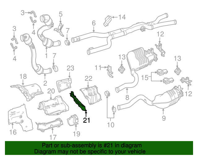 213-682-86-01 - Heat Shield 2018-2021 Mercedes-Benz | Mercedes-Benz USA ...