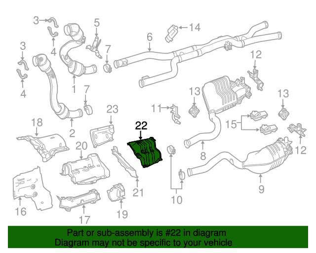 213-680-23-05 - Heat Shield 2018-2021 Mercedes-Benz | Mercedes-Benz USA ...