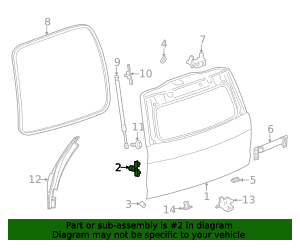 2020-2023 GM Liftgate Bumper 84990546 | Auto Parts Express