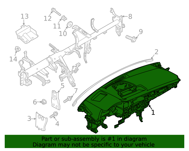 Pad Crash DGH9-60-350A-50 | TascaParts.com