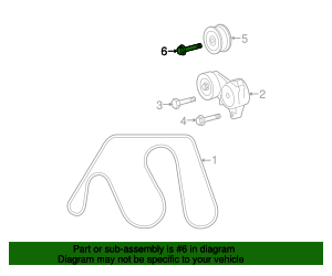 2008-2024 Lexus Idler Pulley Bolt 91552-81050 | OEM Parts Online