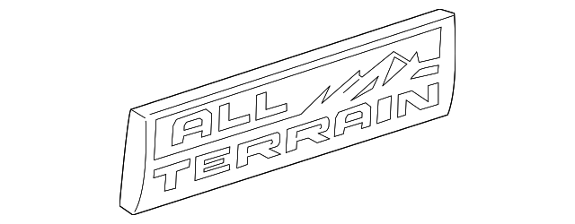 2014-2020 GM OEM NEW 2014-20 GM Cadillac Door or Tail Gate LT Emblem ...