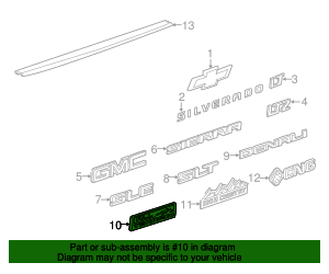 2014-2020 GM OEM NEW 2014-20 GM Cadillac Door or Tail Gate LT Emblem ...
