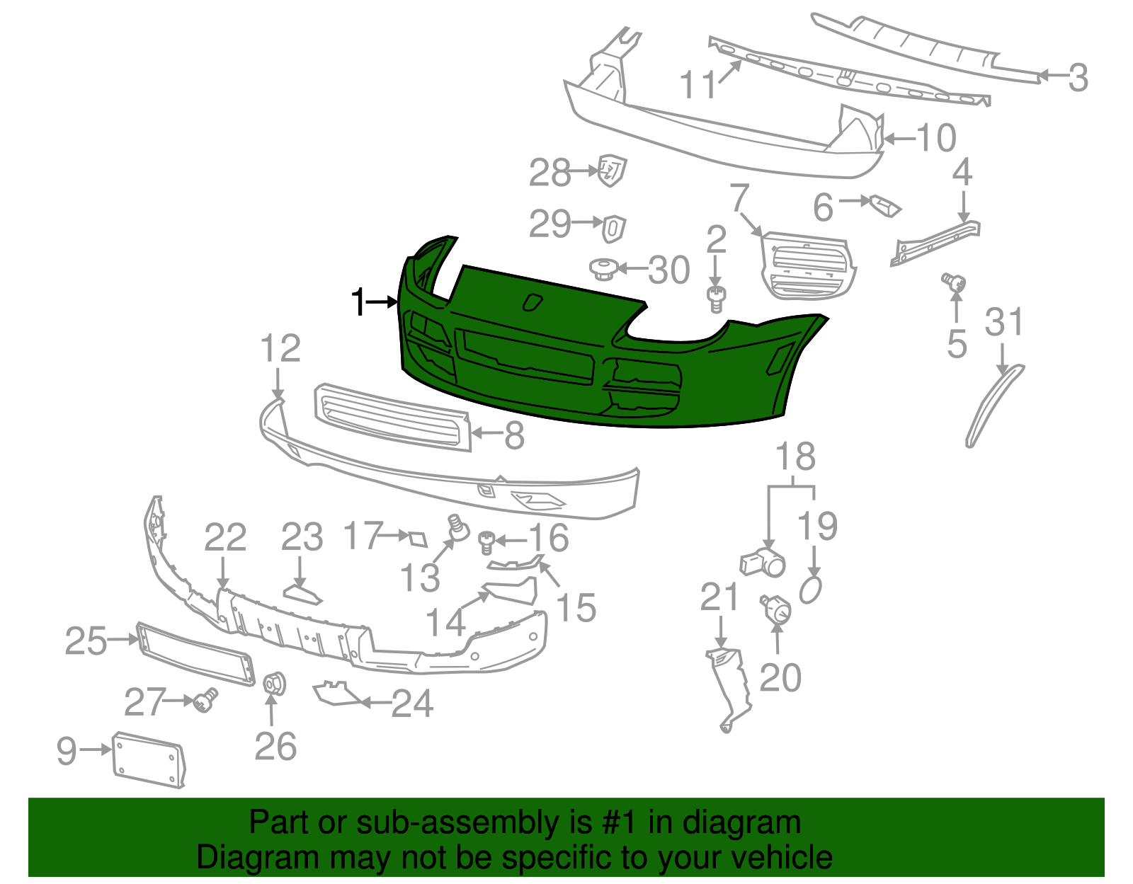 2003-2006 Porsche Cayenne Bumper Cover 955-505-311-02-G2X | Sunset ...