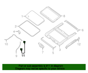 2008-2020 Nissan Drain Hose Plug 74816-JG01A | Nissan Parts Plus