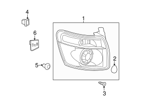 Lamp (Replaces Part Number 20912757) 19419022 | GMPartsDirect.com