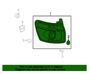 Lamp (Replaces Part Number 20912757) 19419022 | GMPartsDirect.com