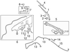 2011-2020 Infiniti Washer Pump 28621-1LA0B | OEM Parts Online
