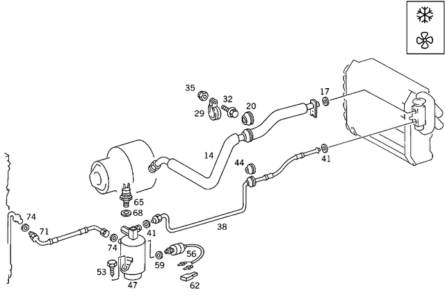 126-835-00-34 - Clamp 1955-1993 Mercedes-Benz | Mercedes-Benz USA Parts