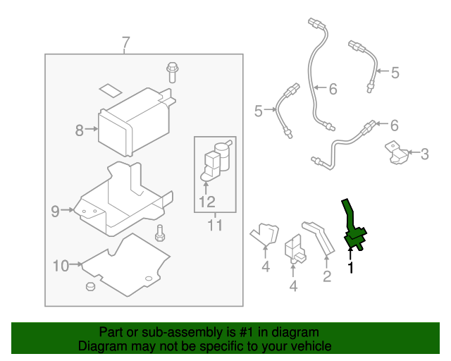 29014-3E400 - Purge Control Valve - 2007-2009 Hyundai Santa Fe | World ...