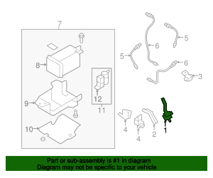 29014-3E400 - Purge Control Valve - 2007-2009 Hyundai Santa Fe ...