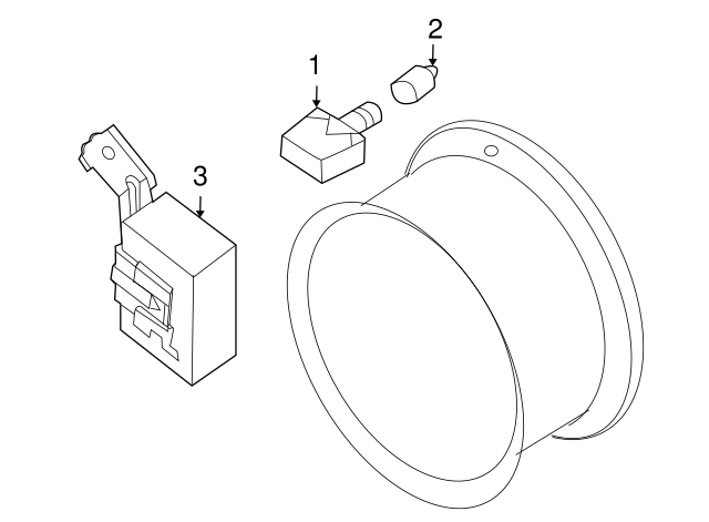 2007-2014 Nissan TPMS Antenna 40740-JA00A | Nissan Parts Plus