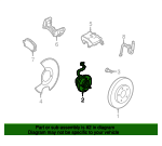 2007-2012 GM Front Wheel Hub and Bearing Assembly with Wheel Speed ...