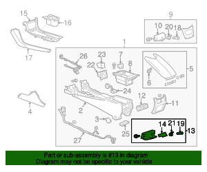 23235346 - OEM GM Rear Compartment | GMPartsCenter.net | GM Parts Center