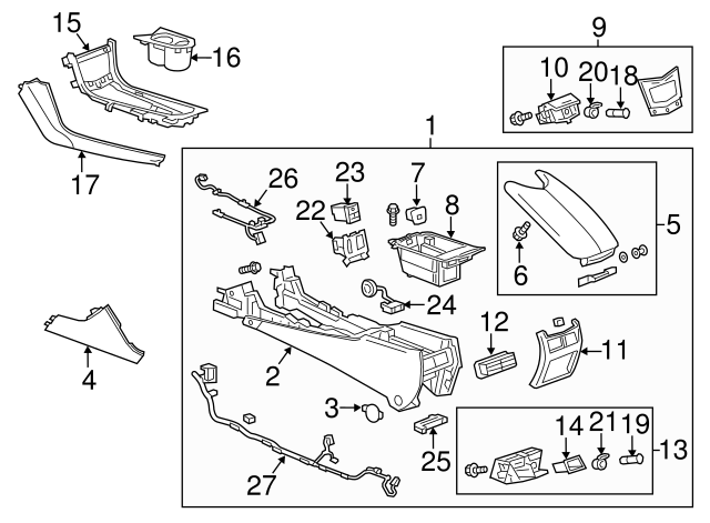 23235346 - OEM GM Rear Compartment | GMPartsCenter.net | GM Parts Center