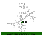 2019-2020 GM Leaf Spring Spacer 84379975 | TascaParts.com