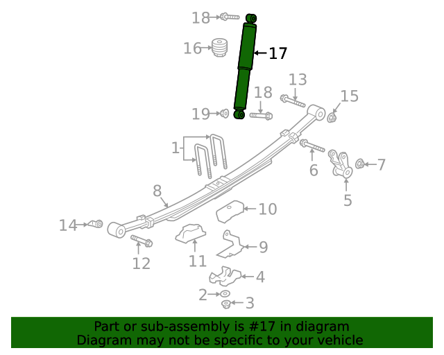 2023 GM (Replaces 84828331) Front Shock Absorber 85640957 ...