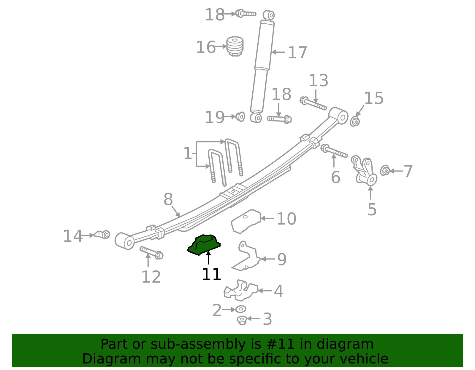 2019-2025 GM Rear Suspension Spacer 84379976 GM | GMPartsDirect.com