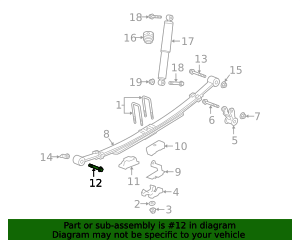 2019-2025 GM Multi-Purpose Bolt 11589374 GM | GMPartsDirect.com