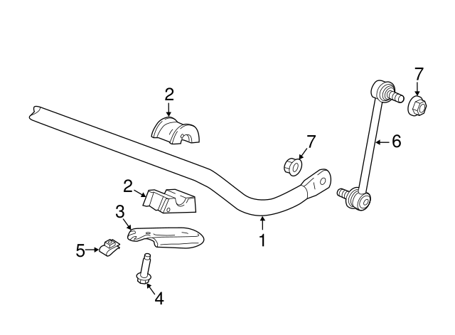 2016-2020 Cadillac CT6 Front Stabilizer Bar 84173772 | OEM Parts Online