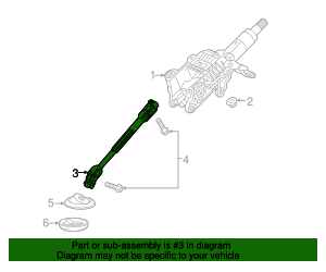 2018-2024 GM Intermediate Steering Shaft 84169352 GM | GMPartsDirect.com