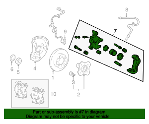 Caliper Kit Brake Right-hand 58181-25A00--DS | OEM Parts Online
