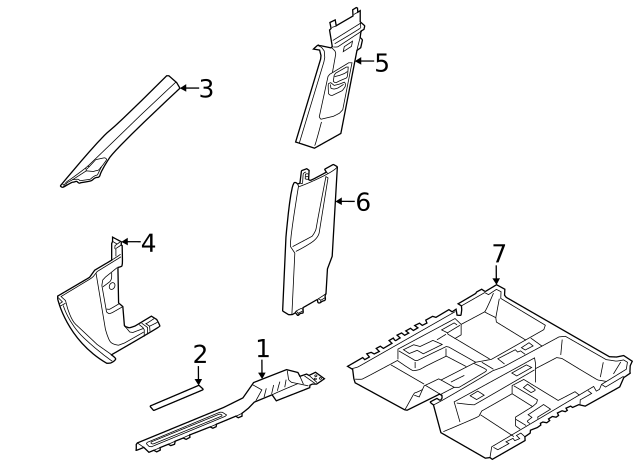 2022-2024 Volkswagen Taos Scuff Plate 2GJ-853-372-82V | OEM Parts Online