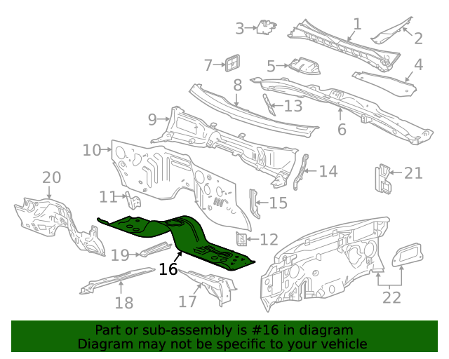 OEM GM Dash Lower Extension Panel For 2019-2022 Chevrolet - Part No ...