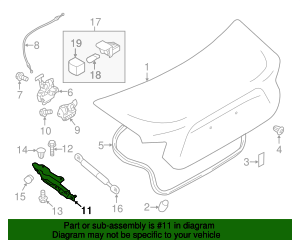 SU003-07293 - Hinge - 2013-2020 Toyota | OEM Genuine Toyota Parts
