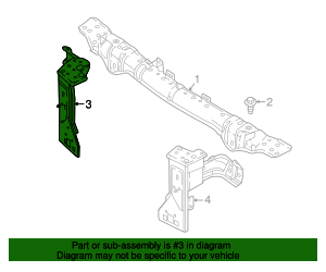 4536225800 - Reinforcement 2016-2019 Smart | Mercedes-Benz USA Parts