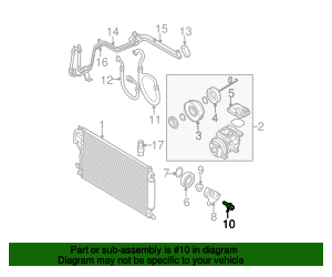 97830-2D520 - Tension Pulley Shaft - 2005-2009 Hyundai Tucson | World ...