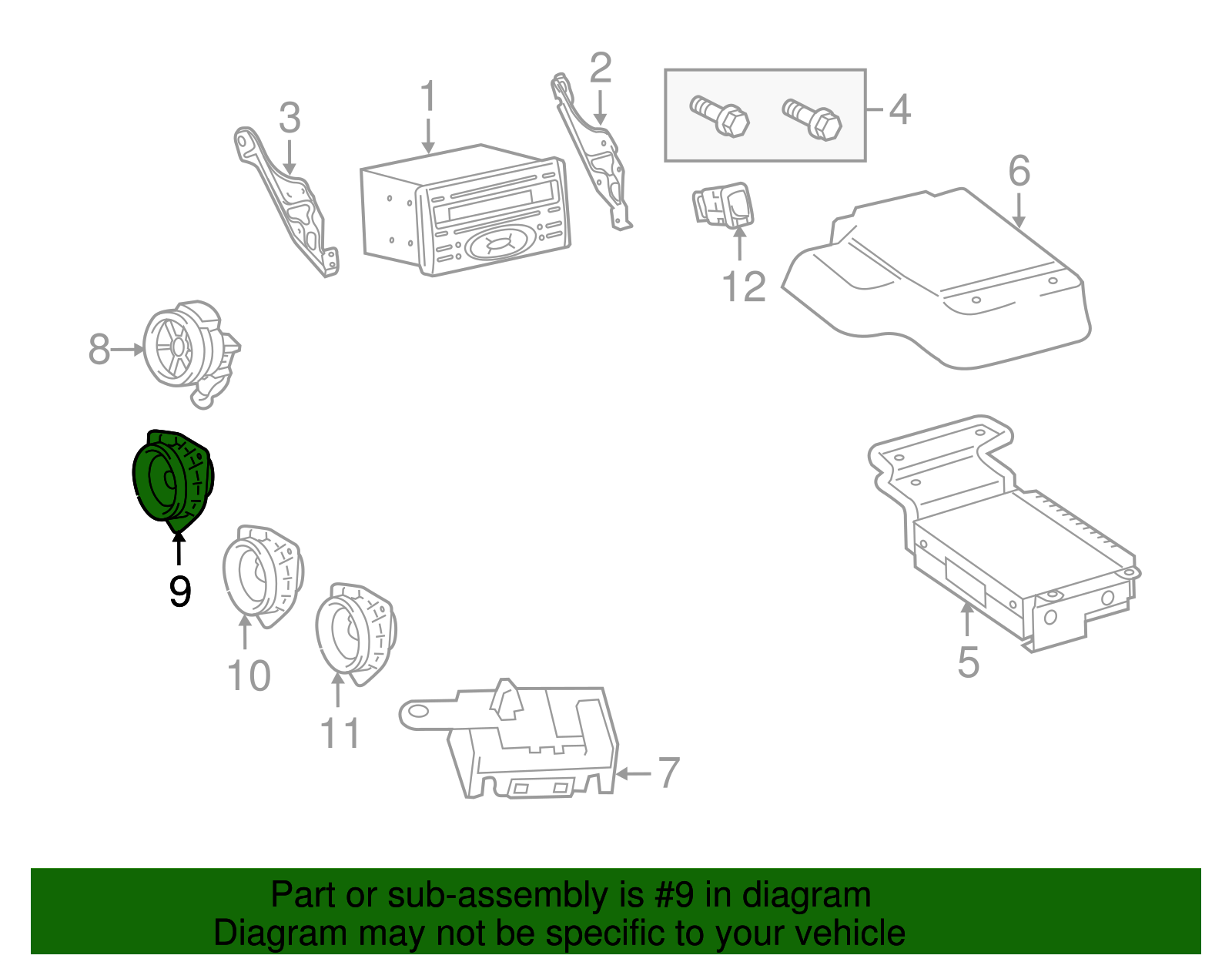 86160-21180 - Speaker 2011-2016 Scion tC | AutoNation Parts
