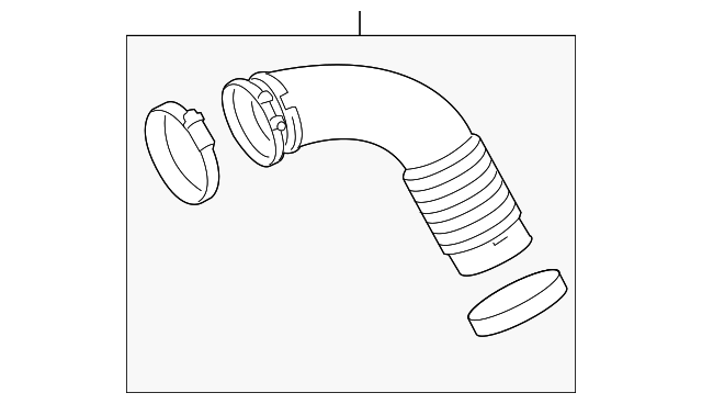 13308302 - Air Cleaner Outlet Duct 2011-2016 Chevrolet | Chevrolet ...