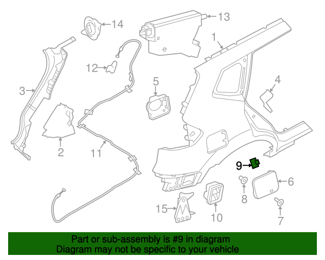 2018-2020 Nissan Fuel Door Spring 78836-ET01A | Nissan Parts Plus
