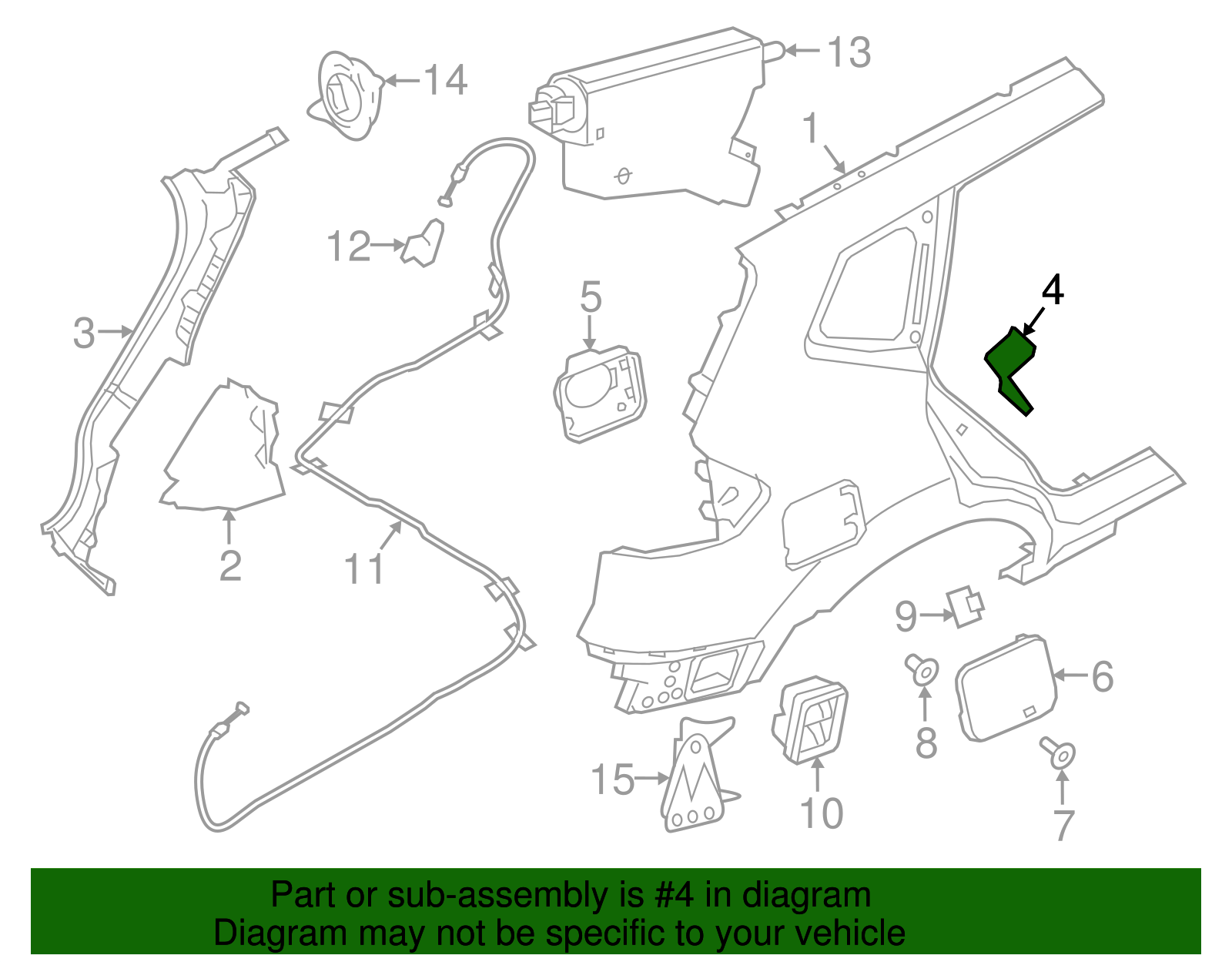 2014-2020 Nissan Rogue Retainer G6691-4BAMA | Temecula Nissan Parts