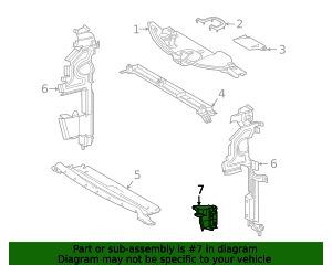 16695-F0020 - Radiator Support Air Deflector Bracket 2021-2022 Toyota ...
