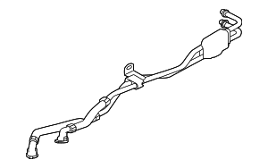 2017-2019 Jaguar F-Pace Oil Cooler Line T4A38055 | JaguarParts.com