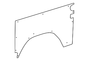 906-692-27-06 - Wheelhouse Trim 2017-2018 Mercedes-Benz | Mercedes-Benz ...