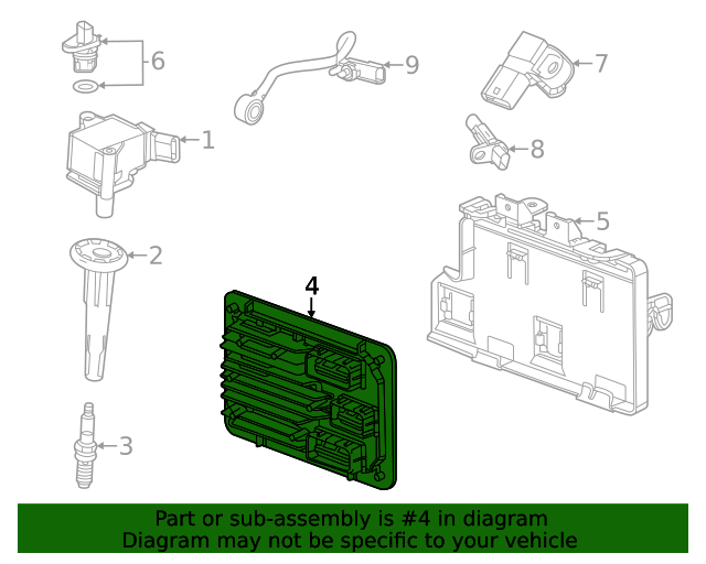 12725787 - Engine Control Module (ECM) 2022-2024 GM | Londoff Discount ...