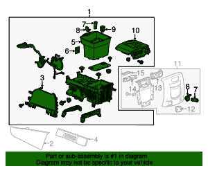 84373526 GM Console Assembly | GM Parts Store