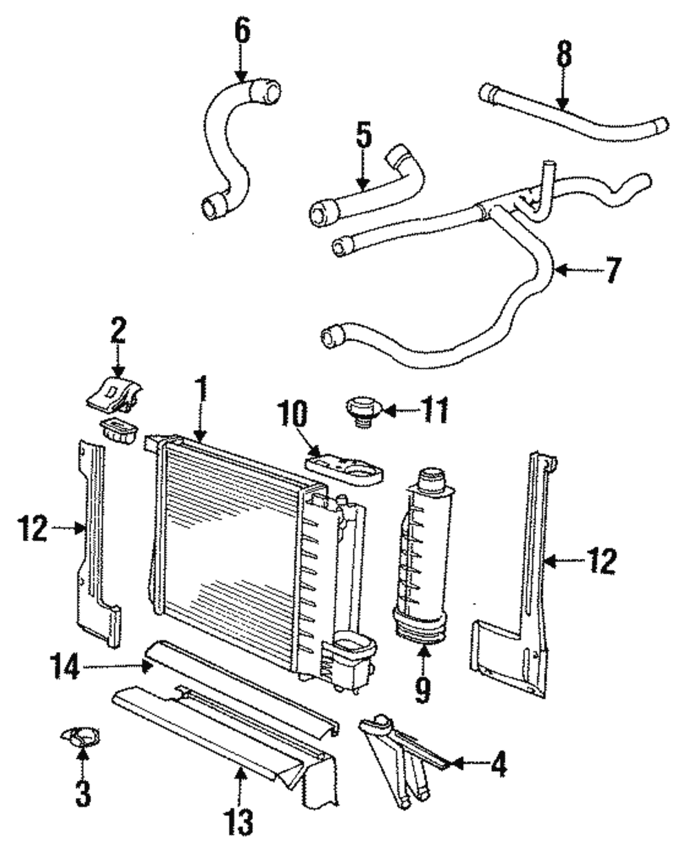 17-11-1-737-763 - 1989-1995 BMW - Radiator | BMWPartsHub