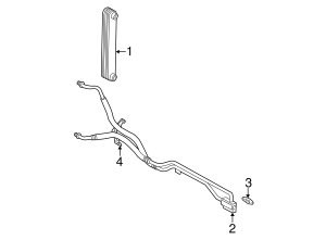 1999-2007 GM Engine Oil Cooler Hose 84828850 | OEM Parts Online