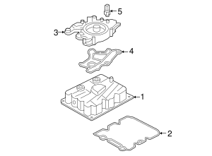 3C3Z-6619-CA - Engine Oil Cooler Gasket 2003-2010 Ford | Ford OEM Parts ...
