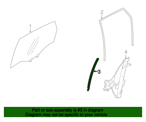 2014-2018 Subaru Forester Lower Channel - Passenger Side (RH ...