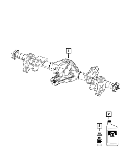 Rear Axle Assembly for 2009 Dodge Ram 1500 | Mopar.com National eStore